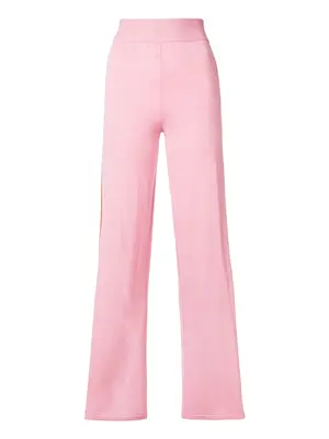 Cashmere In Love Esther Striped Trousers - Pink