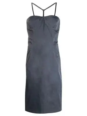 Versace Bustier Midi Dress - Grey