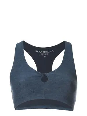 Beyond Yoga Weekend Traveler Lightweight Sports Bra - Blue