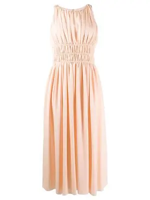 Emporio Armani Sleeveless Midi Dress - Pink