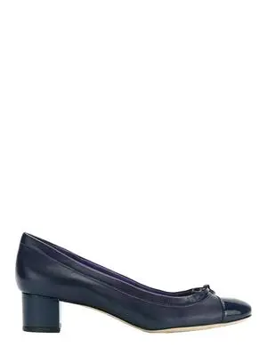 STUDIO CHOFAKIAN Amour Bow-embellished Pumps - Blue