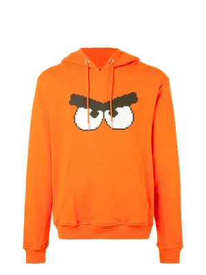 MOSTLY HEARD RARELY SEEN Angry Print Hoodie - Yellow