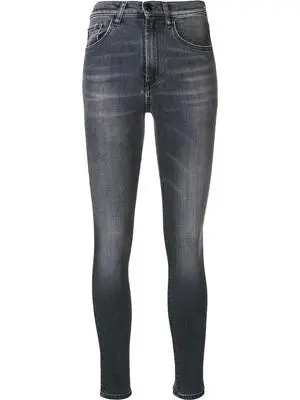 COUNTY OF MILAN Slim Faded Jeans - Black
