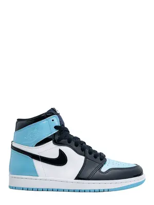 JORDAN Air 1 High Og Patent Leather Sneakers - Blue