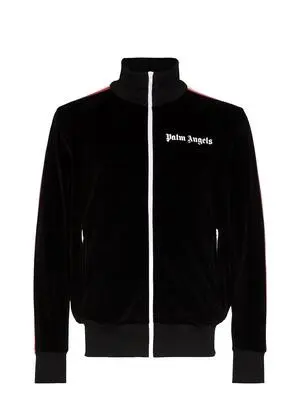 Palm Angels Palm Angels Logo Print Track Jacket Black