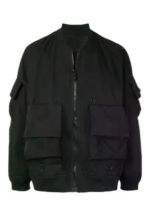 Undercover Back Print Bomber Jacket - Black