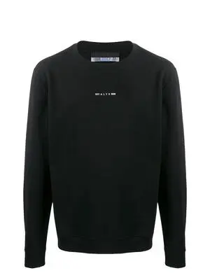 1017 Alyx 9sm Logo Print Sweatshirt - Black