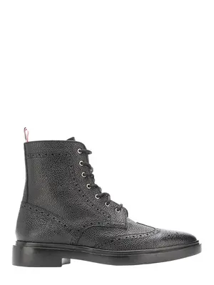 Thom Browne Brogue Boots - Black