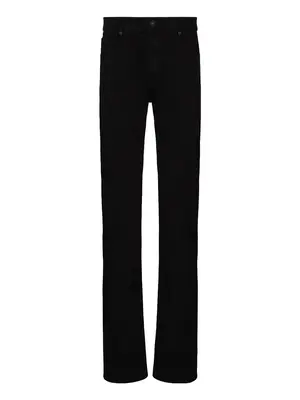 Paige Normandie Straight Leg Jeans - Black