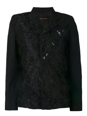 COMME DES GARÇONS Lace Panel Jacket