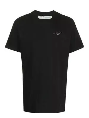 Off-White Logo Print T-shirt - Black