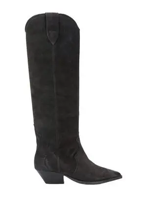 Isabel Marant Étoile Denvee" Knee-high Pointed Toe Boots - Black