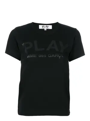 Play Comme Des Garcon Printed T-shirt - Black