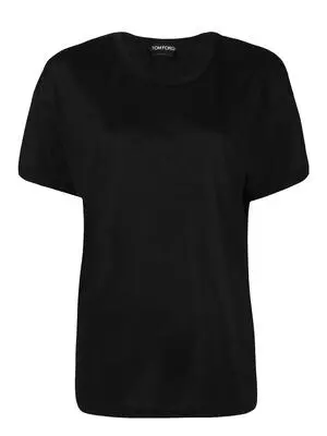 TOM FORD Logo-patch T-shirt - Black