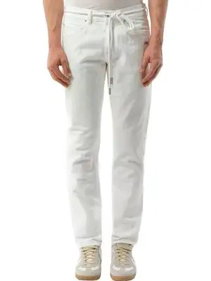 Off-White Slim-fit Jeans - White
