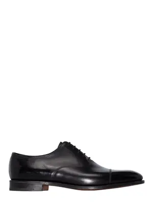 John Lobb City Ii Leather Oxford Shoes - Black