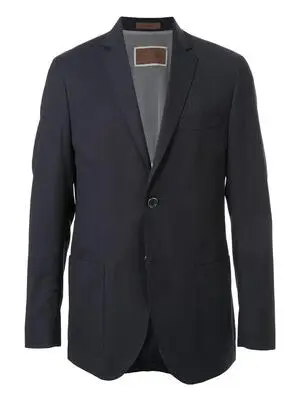 Corneliani Long Sleeve Water-repellent Blazer - Blue