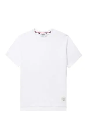 Thom Browne Side-slit Short-sleeve T-shirt - White