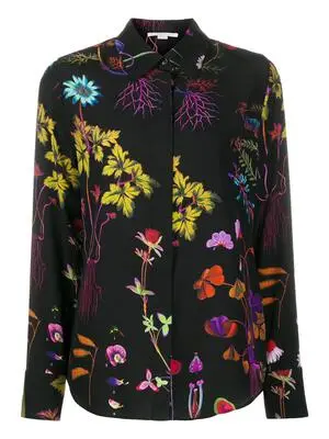 STELLA MCCARTNEY Stella McCartney Willow Silk Floral Print Shirt