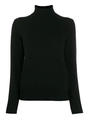 N.peal Polo Neck Sweater - Black