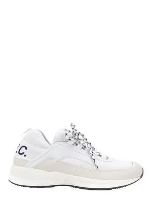 A.p.c. Logo Print Sneakers - White