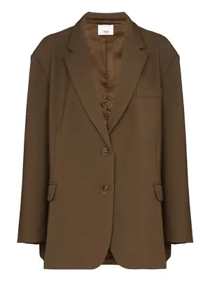 THE FRANKIE SHOP Bea Peak-lapels Blazer - Brown
