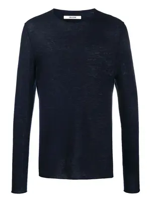 Zadig&Voltaire Teiss Fine-knit Sweater - Blue