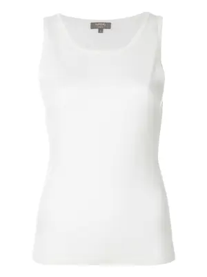 N.peal Fine-knit Tank Top - White