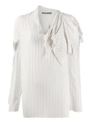 AGANOVICH Aganovich Striped Shirt