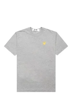 Play Comme Des Garcon Heart-patch T-shirt - Grey