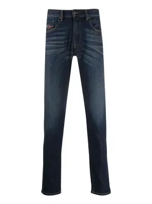 DIESEL® D-strukt Low Rise Skinny Jeans - Blue