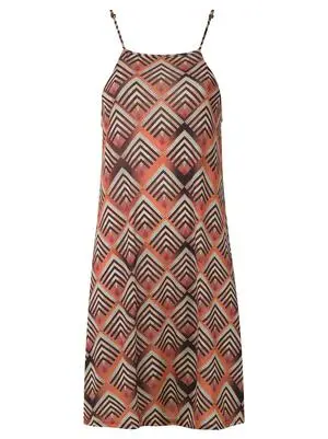 LYGIA & NANNY Iris Printed Dress - Orange