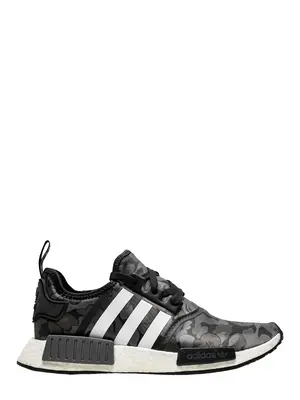 Adidas X Bape Nmd_r1 Sneakers - Black