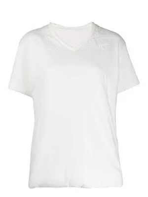 MAISON MARGIELA Padded V-Neck T-Shirt
