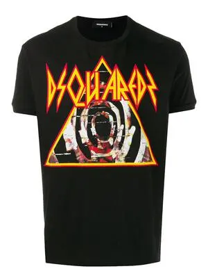 Dsquared2 Pyramid Logo T-shirt - Black