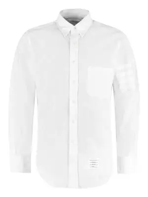 Thom Browne 4-bar Oxford Shirt - White