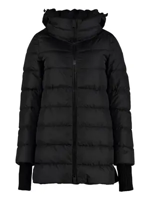 Herno Hooded Padded Coat - Black