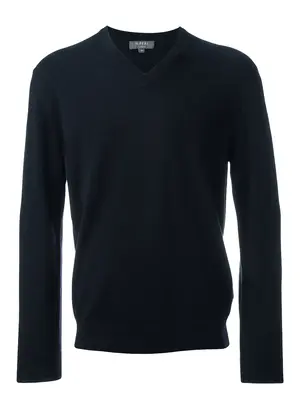 N.peal The Burlington V-neck Jumper - Blue