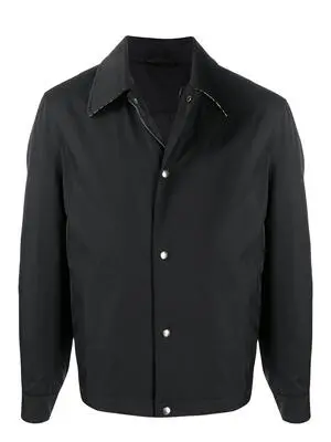 FERRAGAMO Contrast Collar Jacket - Black