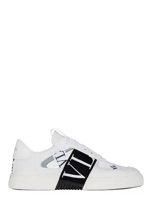 Valentino Garavani Vl7n Logo-strap Sneakers - White