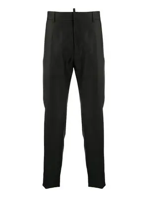 Dsquared2 Tailored Wool Trousers - Black