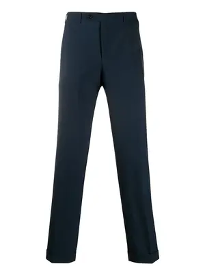 Canali Slim Tailored Trousers - Blue