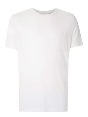 OSKLEN Chest Pocket Crew Neck T-shirt - White