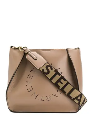 Stella McCartney Logo Shoulder Bag - Neutrals