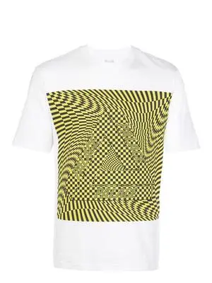 PALACE Mash Eye Illusion-print T-shirt - White