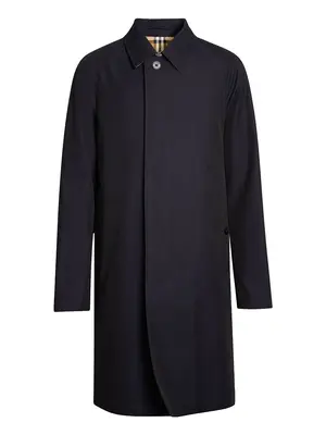 Burberry The Camden Car Coat - Blue