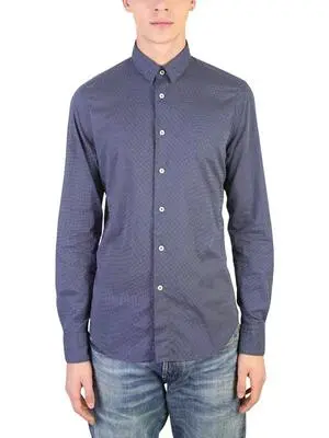 DELL'OGLIO Long-sleeved Shirt - Blue