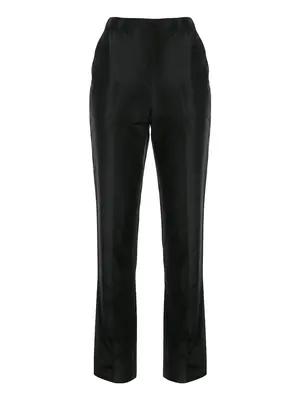 MACGRAW Macgraw High-Waisted Silk Trousers
