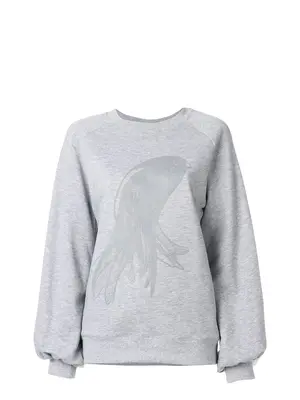 IOANA CIOLACU IOANA CIOLACU Printed Oversized Sweatshirt