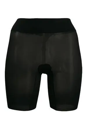 Wolford Sheer Seamless Shorts - Black
